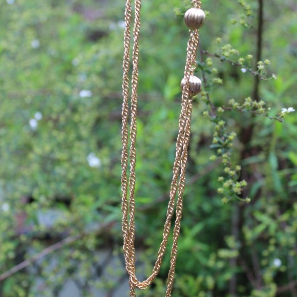 Jewelry | 525 Gold Multistrand Long Drop Chain Flapper | Poshmark